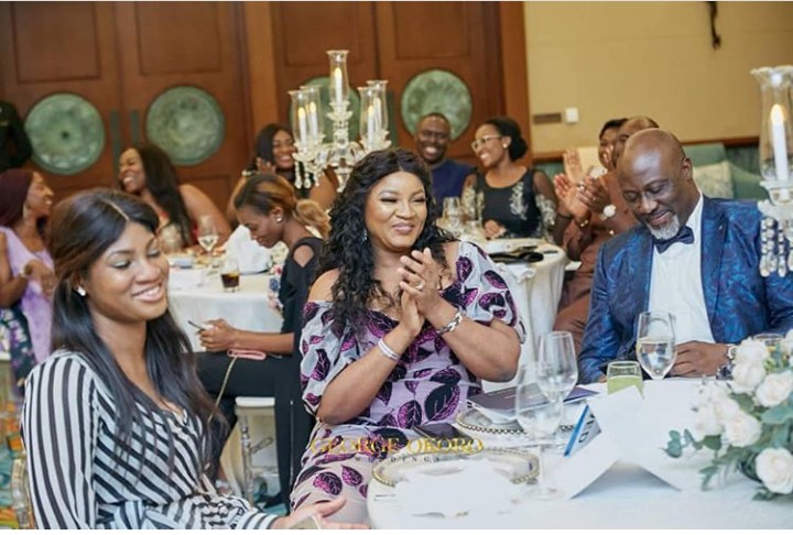 Omotola Jalade-Ekeinde And Her Daughter At Dino Melaye’s Sister’s ...